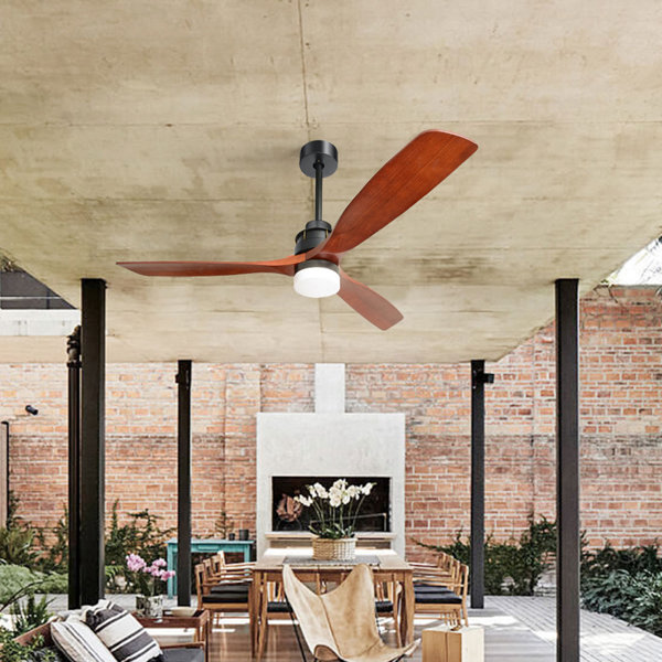 Orren Ellis Senzel 60'' Ceiling Fan with LED Lights | Wayfair